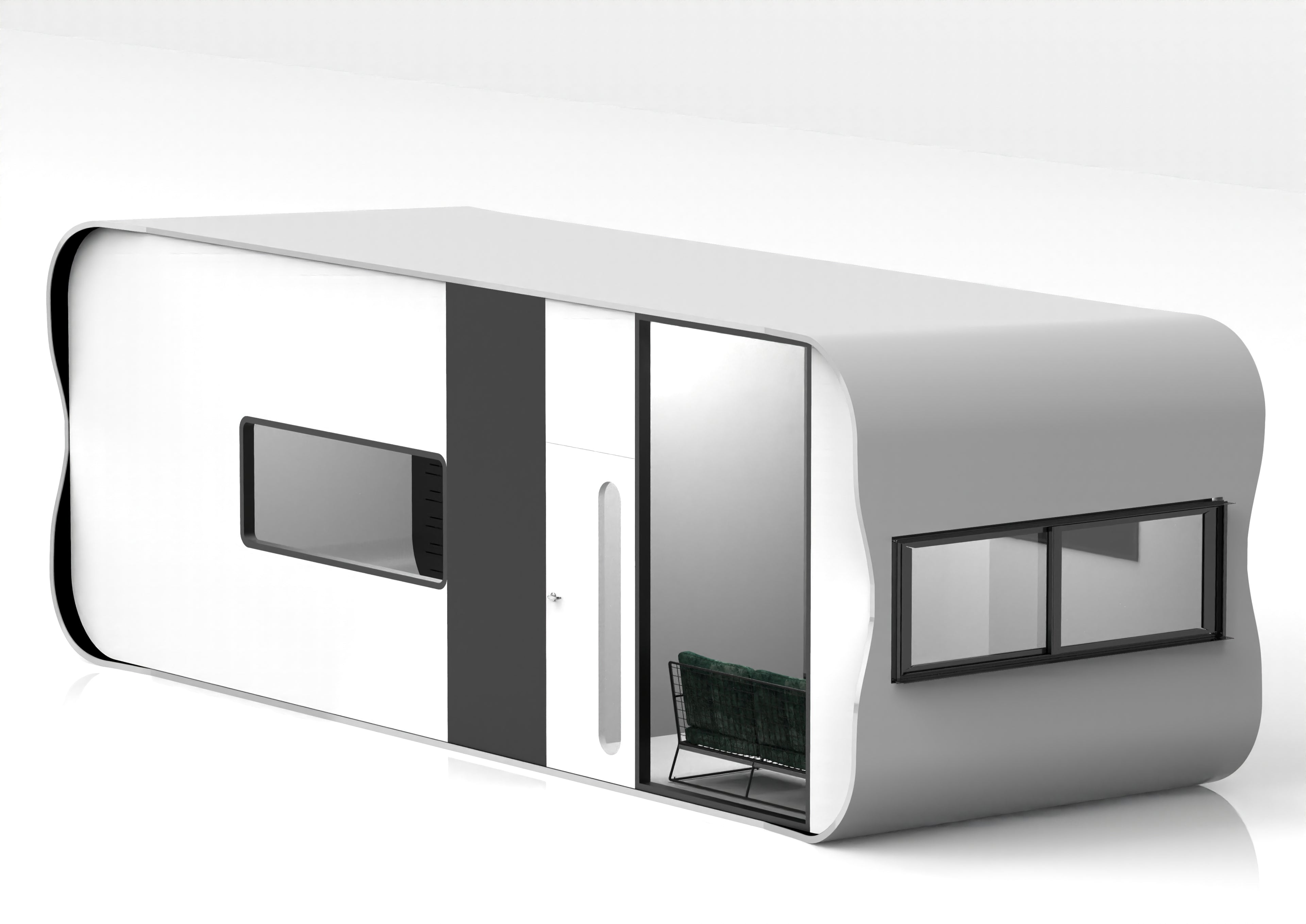 1 BHK SUITE - 330 SQ.FT. | MODEL NO.: S4.C1 – Uprear Build Pvt Ltd